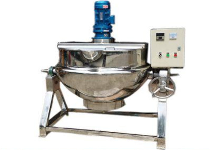 Easy Operation Stainless Steel Jacketed Kettle / Jam Kettle KQ-500 ISO ...