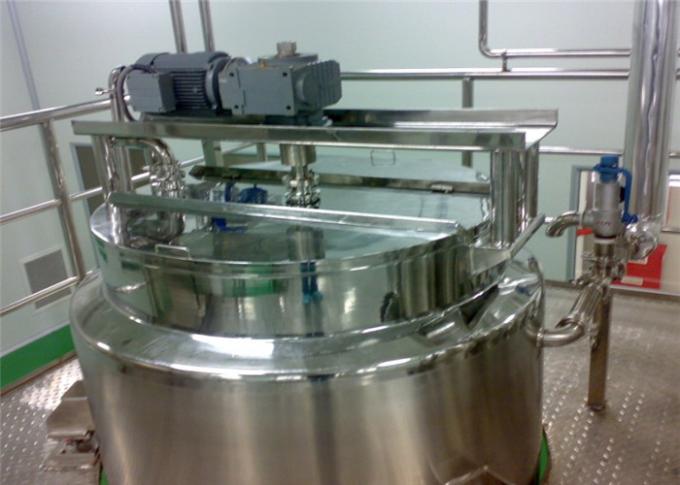 3000L 5000L 6000L Stainless Steel Juice Tanks , Yogurt Fermentation Tank