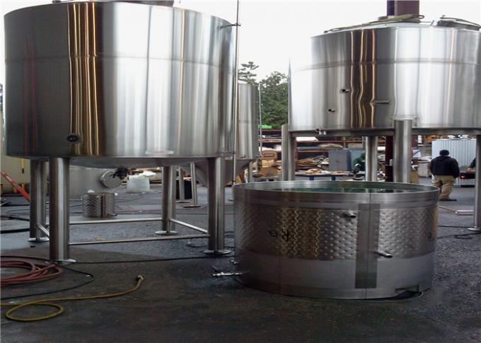 Professional Stainless Steel Mixing Tanks Food Grade SS Fermentation Tanks