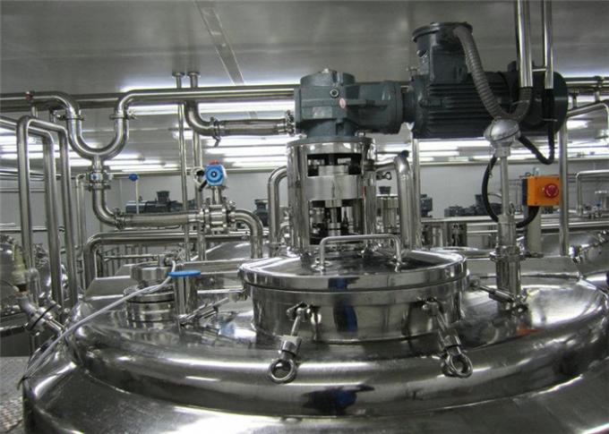 Milk Storage Tank / Stainless Steel Mixing Tank With Agitator Blending ...