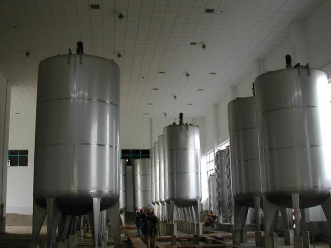 316 Stainless Steel Fermentation Vessel 6000L For Milk Production Line