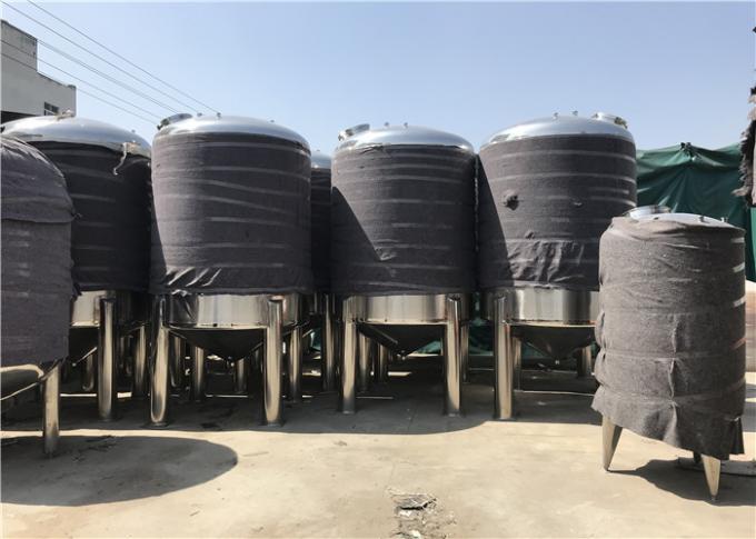 100L 8000L Capacity Juice Storage Tanks Blending Vat Mixing Vessel With ...