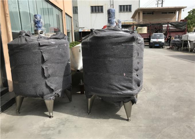 3000L 4000L Stainless Steel Mixing Tanks / Insulated Water Storage Tank ...