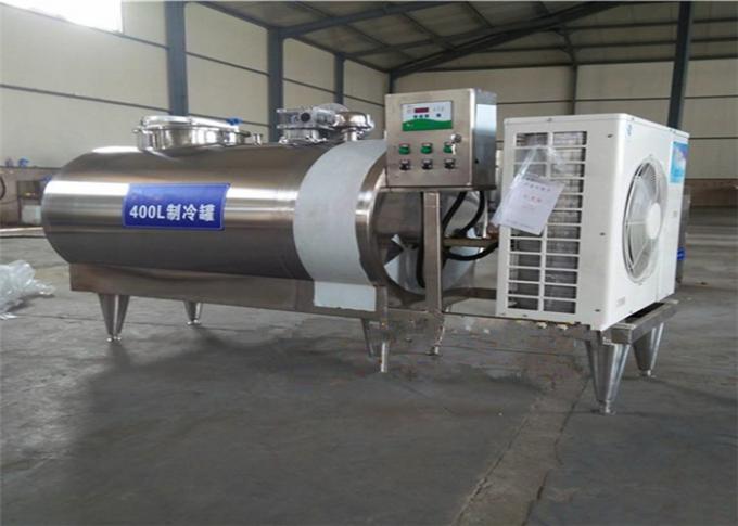 Sanitary Stainless Steel Tanks , Milk Chiller Tank Horizontal Vertical ...