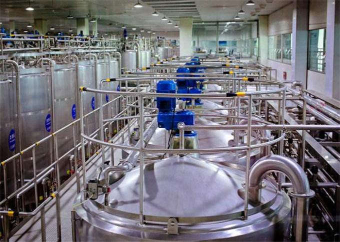 Automatic Food Grade Stainless Steel Tanks , Fruit Juice Manufacturing ...