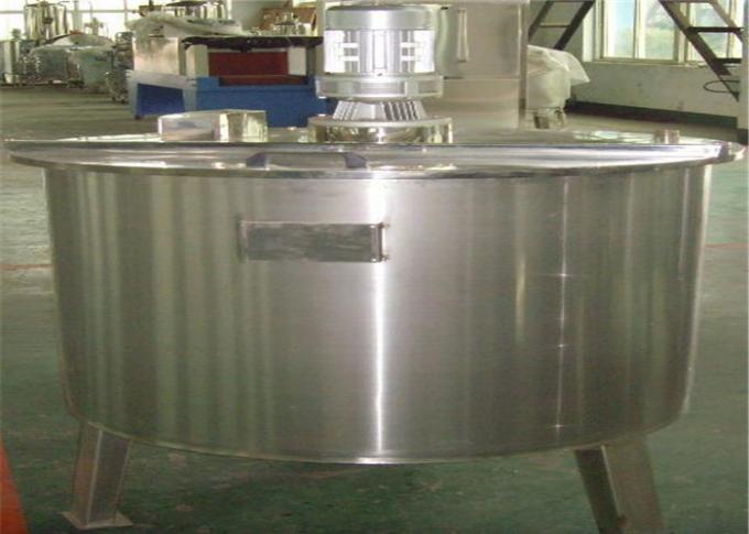 Ice Cream Processing Plant Heating Cooling Tank / Food Grade Stainless ...