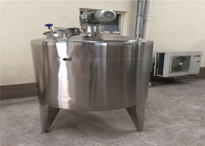 Inox Stainless Steel Liquid Storage Tanks For Food Chemistry Industry