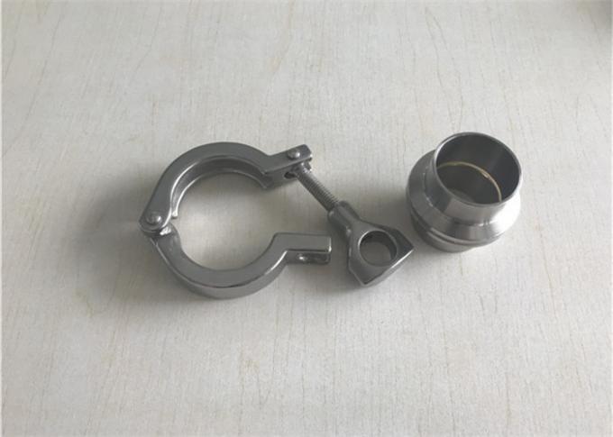 Stainless Steel Tri Clamp Ferrule Equal Shape With Seal Ring ISO Certified